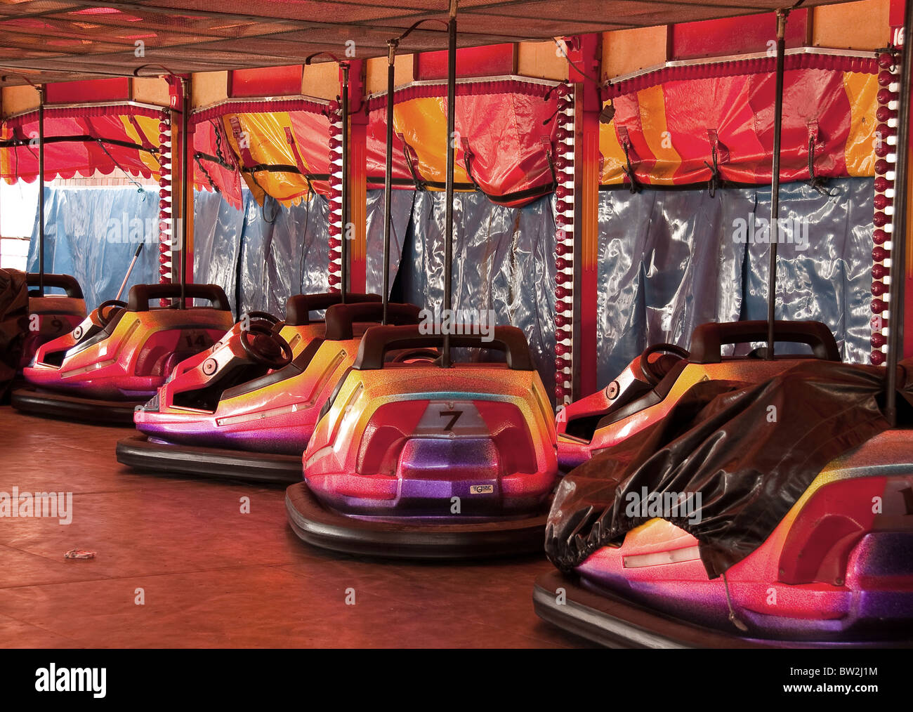 Seaside bumper cars hi-res stock photography and images - Alamy