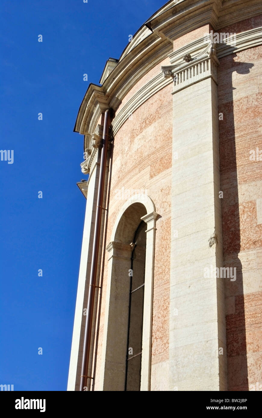 Catholic church with blue sky background Stock Photo - Alamy