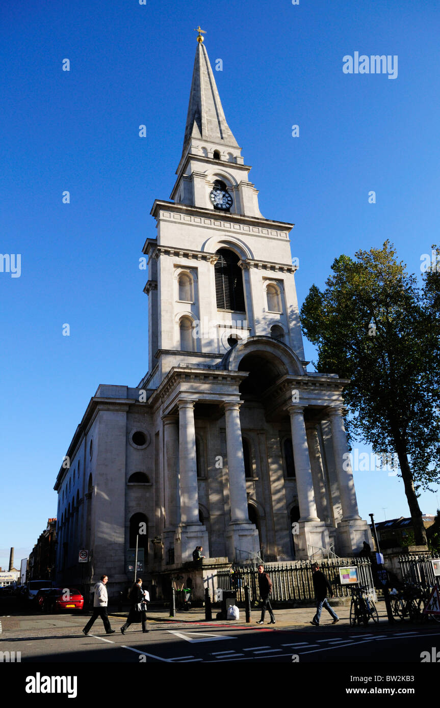 Christ Church, Commercial Street, Spitalfields, London, England, UK ...