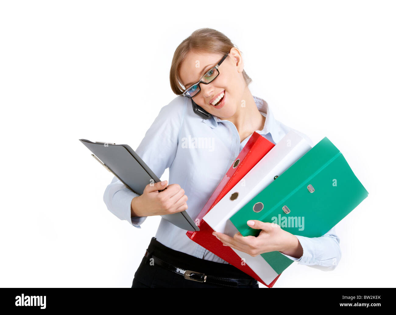 Young business woman Stock Photo - Alamy
