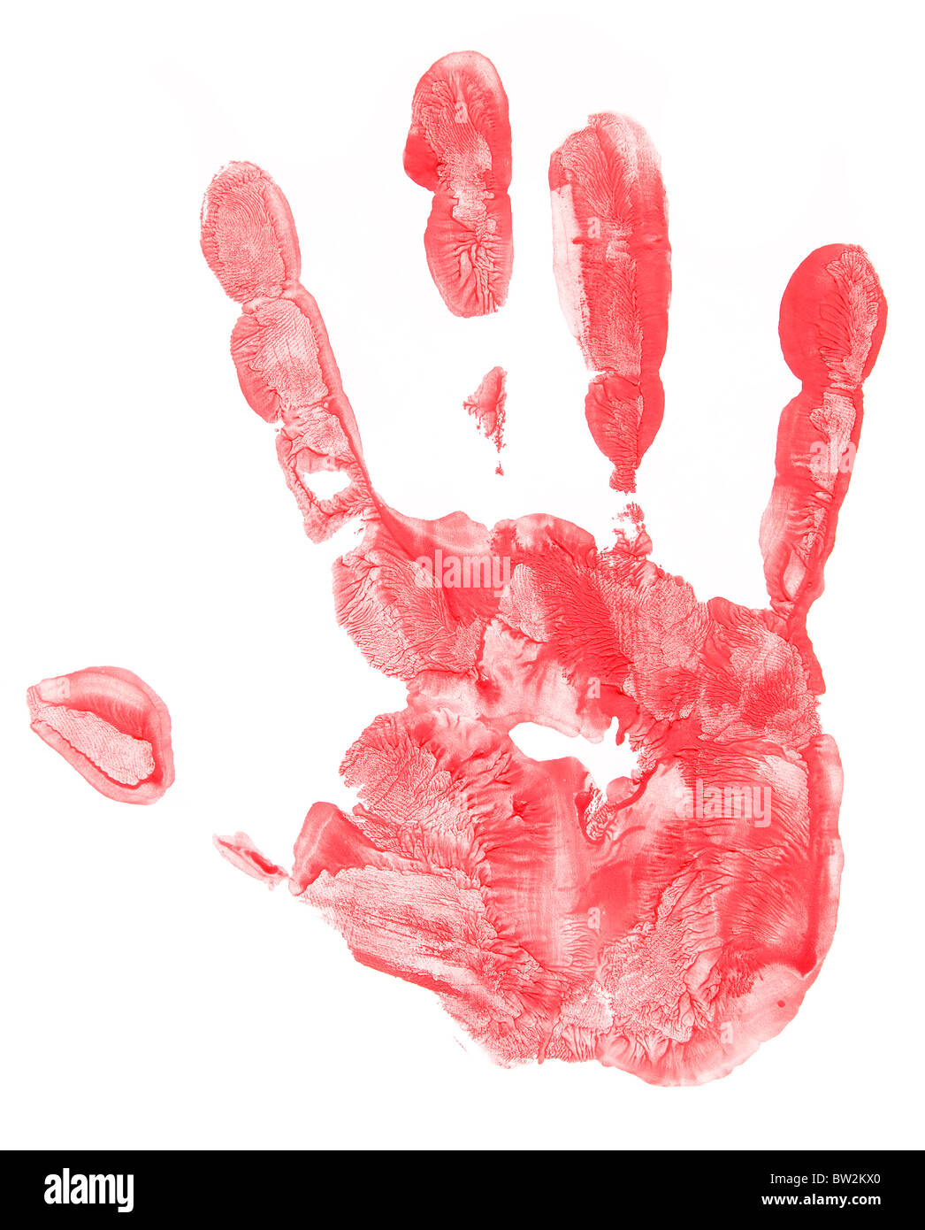 There is a hand stamp of man Stock Photo - Alamy