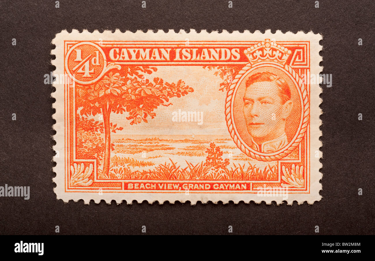 Cayman Islands Postage Stamp Stock Photo - Alamy
