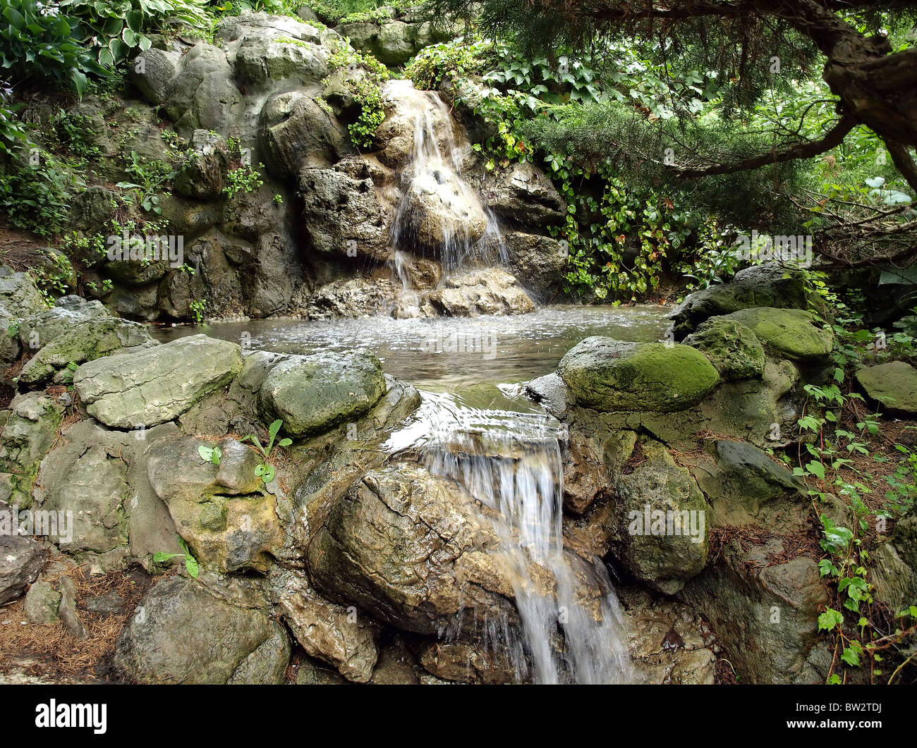Multi layered waterfall hi-res stock photography and images - Alamy