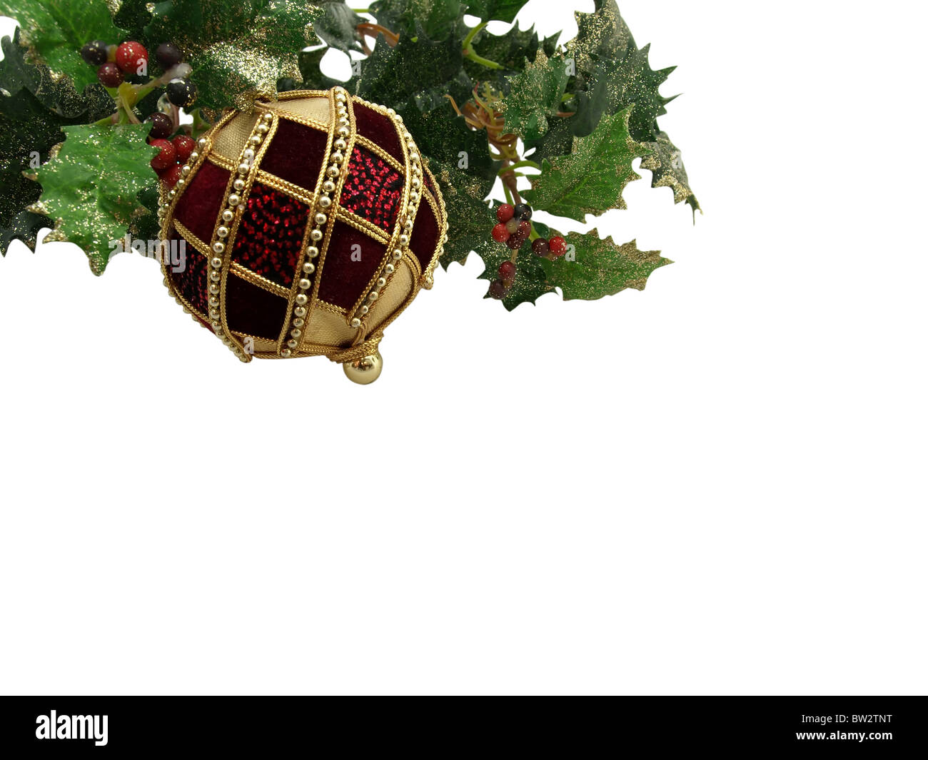 Ruby red holly berries hi-res stock photography and images - Alamy