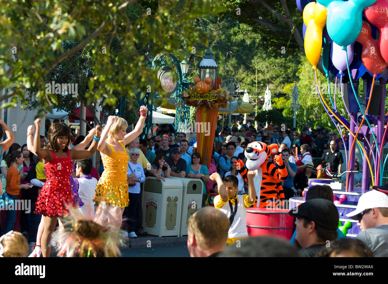 Dancing Show, Disneyland Amusement Park in California USA Stock Photo ...