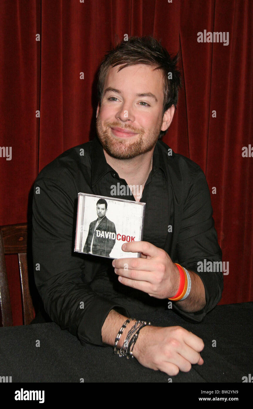 David Cook Debut Album Release Party & Concert Stock Photo - Alamy