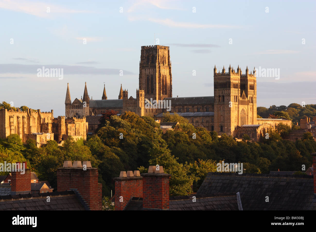 Durham's historic cathedral taken at sunset Stock Photo - Alamy
