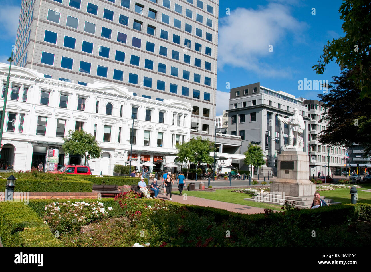 New town trees sculptures hi-res stock photography and images - Alamy