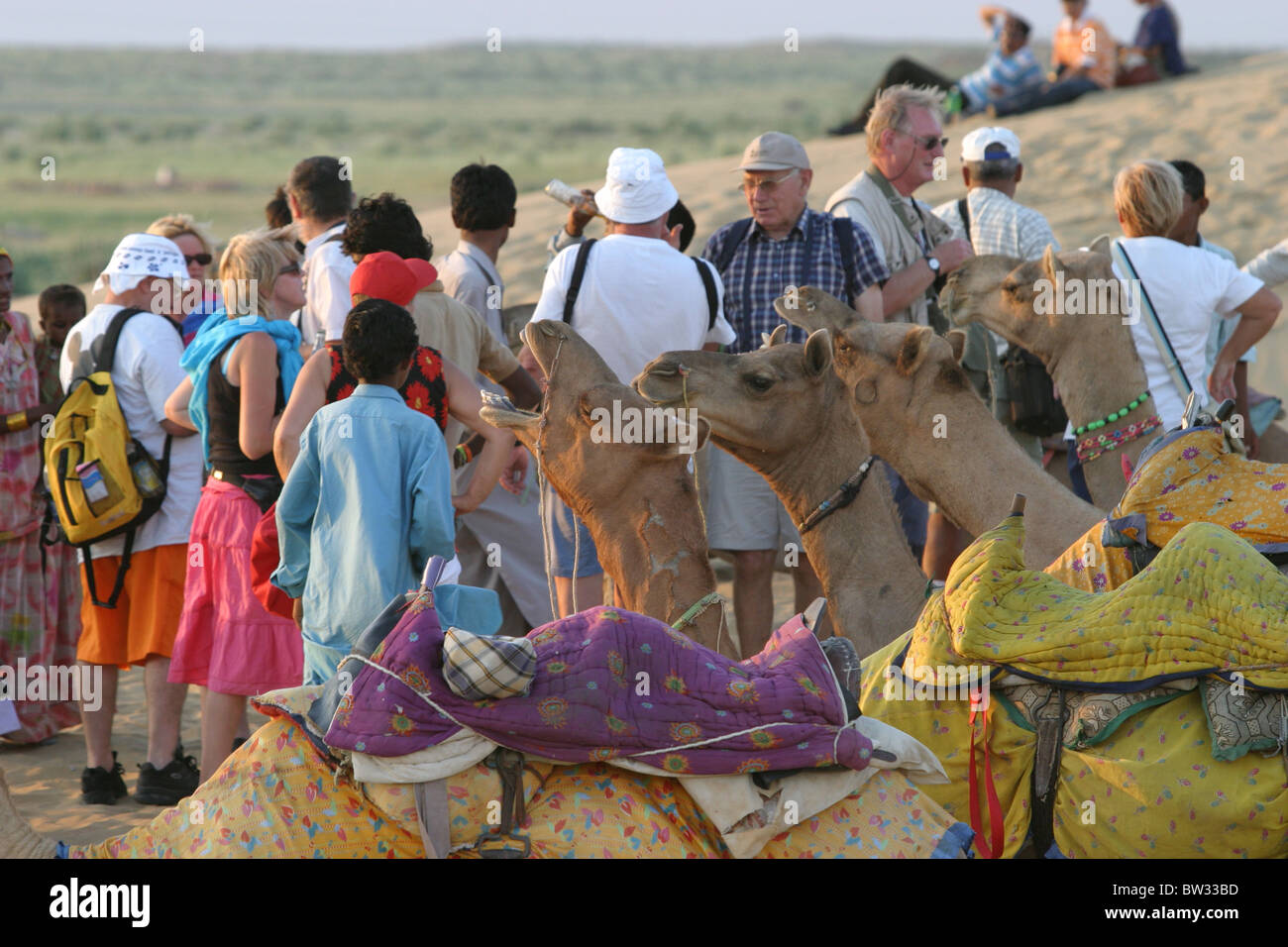 Sam sand dunes, Jaisalmer, Rajasthan, India Stock Photo - Alamy
