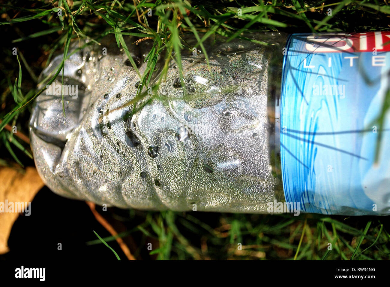 water bottle with drops Stock Photo - Alamy