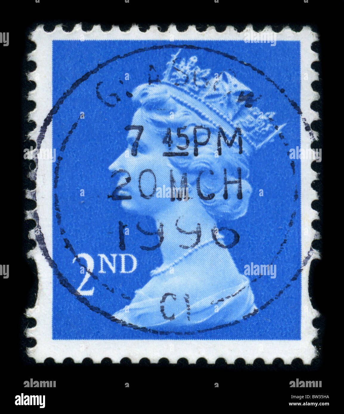 UNITED KINGDOM - CIRCA 1996: An English Used First Class Postage Stamp ...