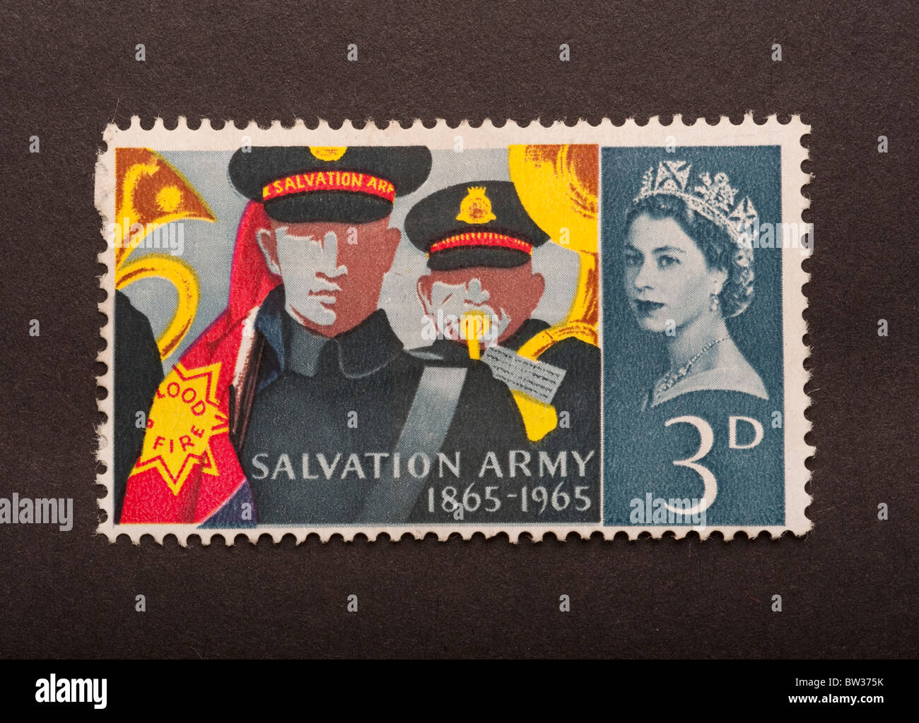 Postage Stamp, Salvation Army Centenary, UK Stock Photo - Alamy
