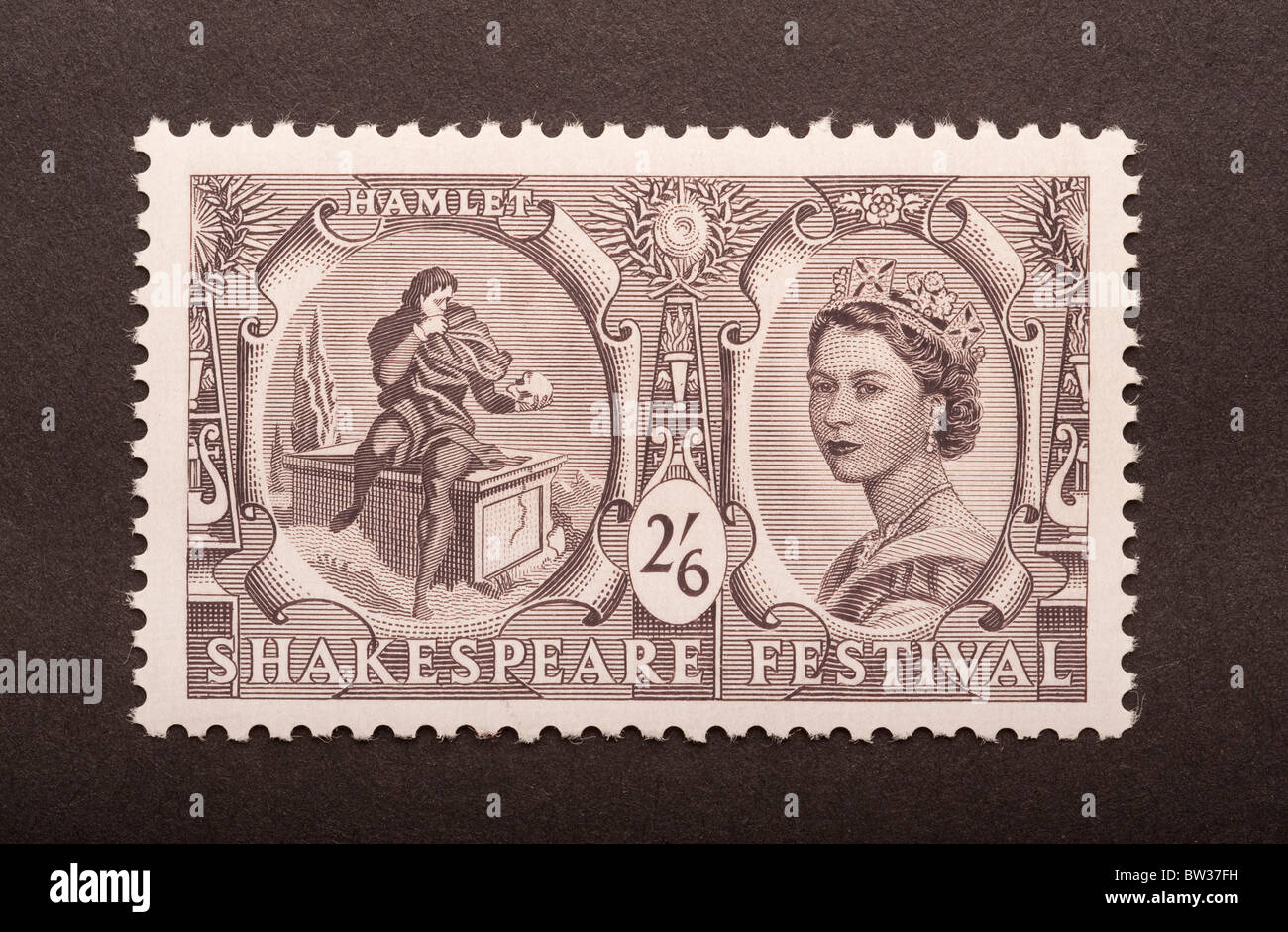 Postage Stamp, Shakespeare Festival, UK Stock Photo - Alamy
