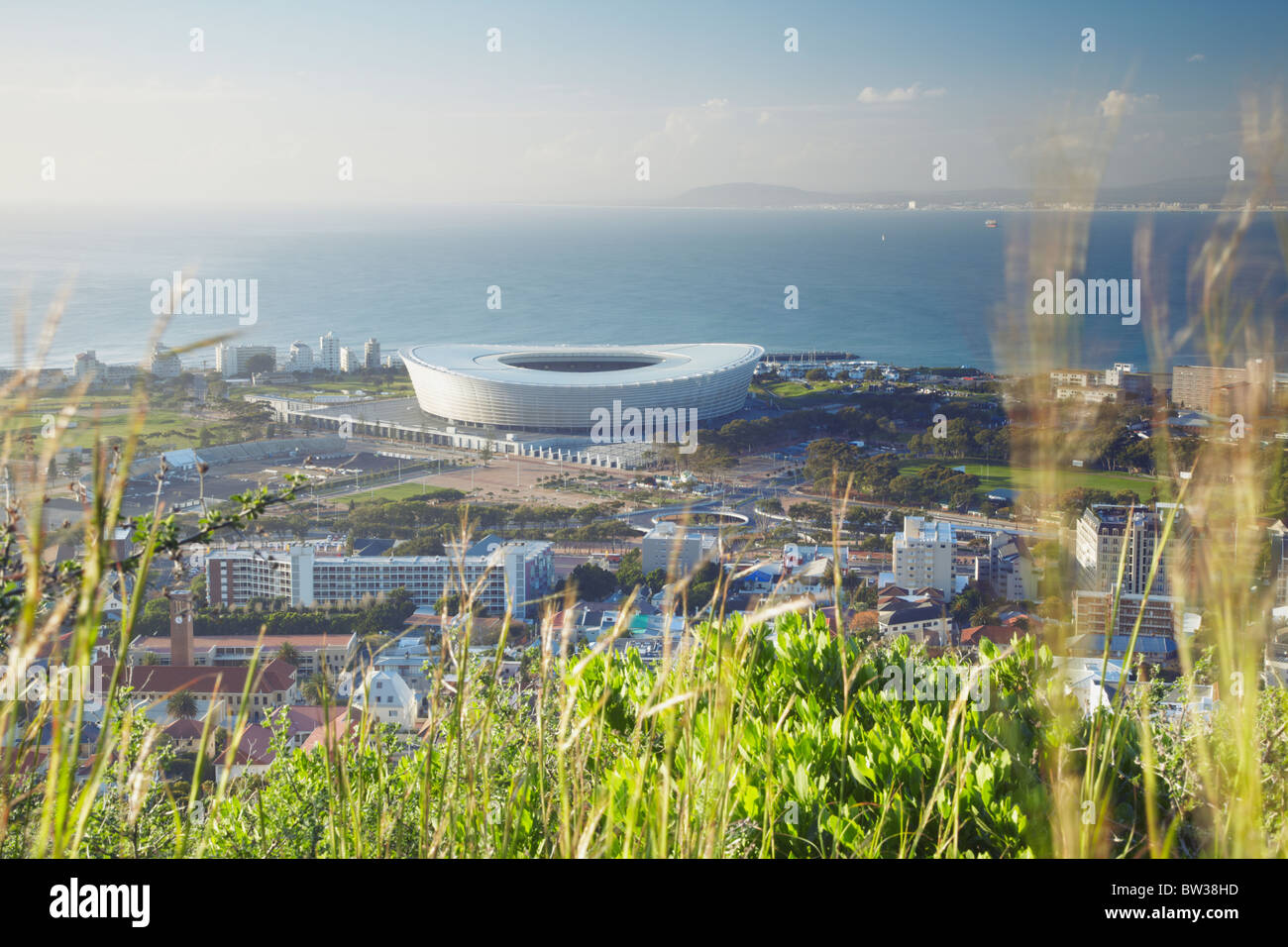 View of Green Point Stadium, Cape Town, Western Cape, South Africa ...