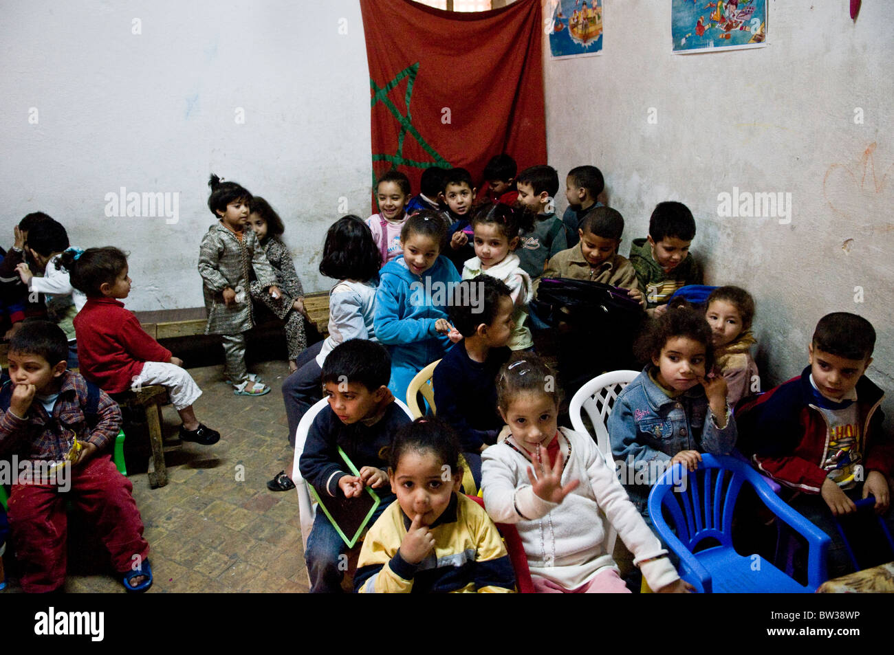 A visit to a tiny classroom in a tiny elementary school in the old city ...