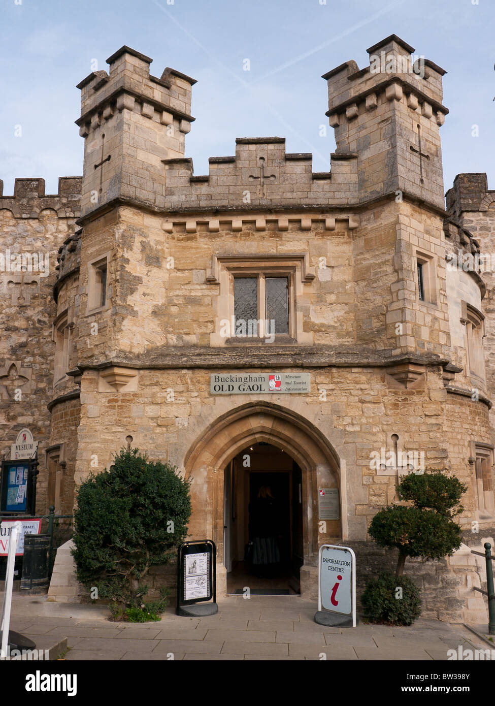 The old gaol, now a museum, Buckingham, England Stock Photo - Alamy