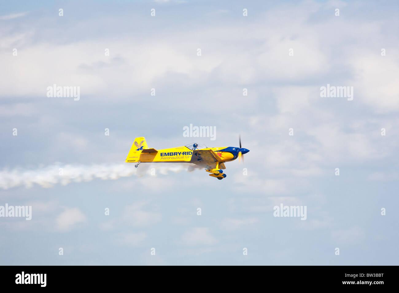 Pilot Matt Chapman flies a Mudry CAP Eagle 580 aerobatic airplane ...