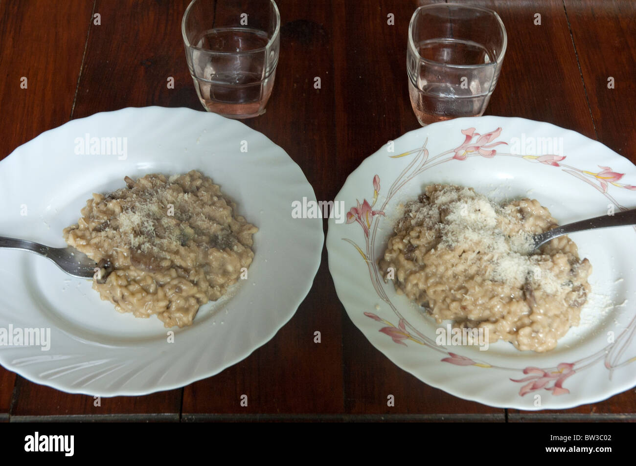 risotto on plates Stock Photo - Alamy