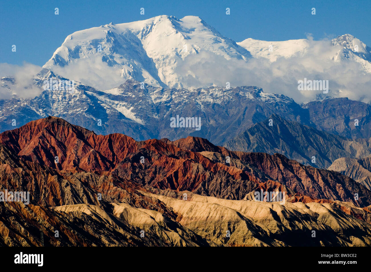 Dramatic landscape in the Pamirs Stock Photo - Alamy
