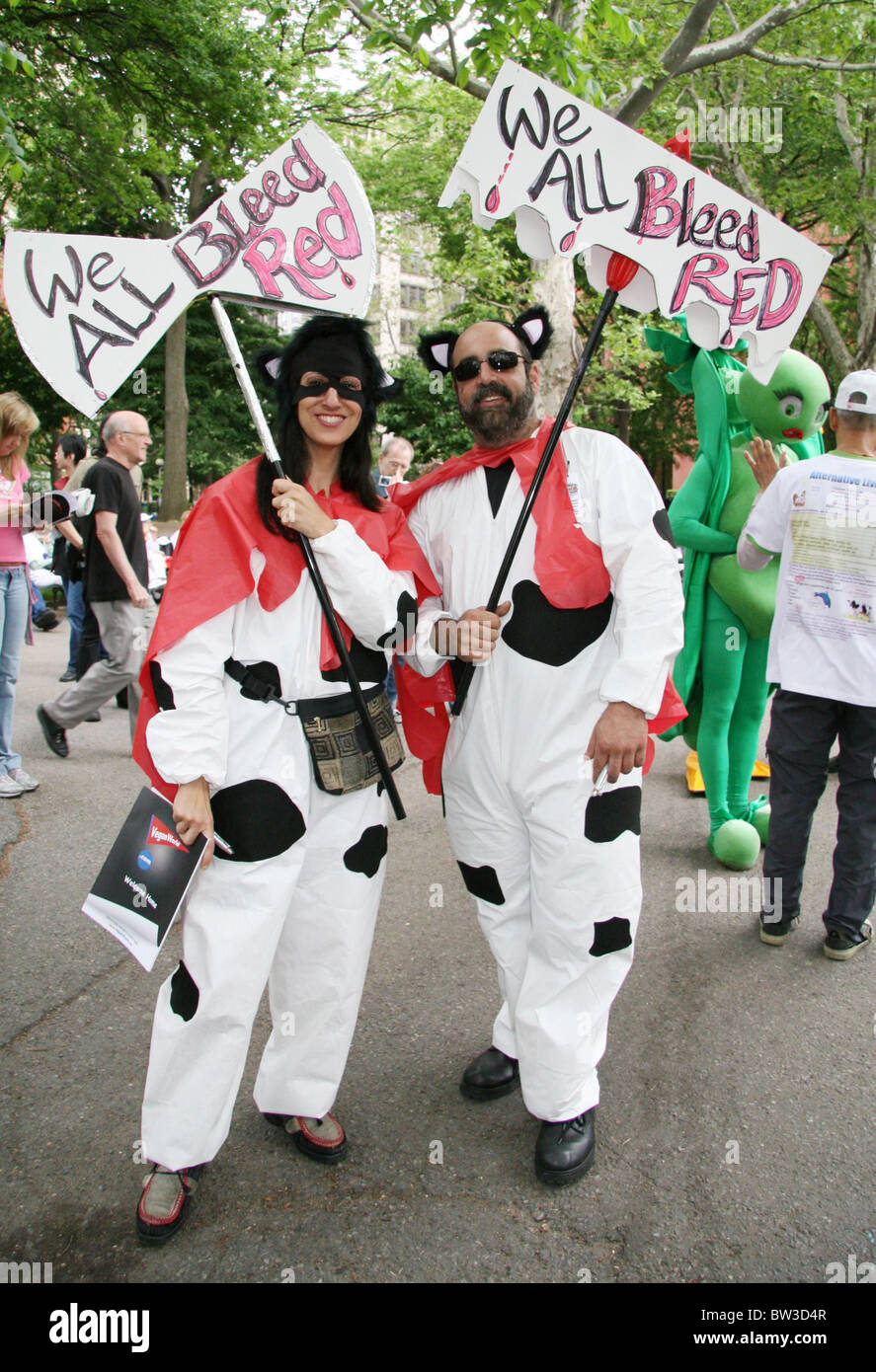 1st Annual Veggie Pride Parade in America Stock Photo - Alamy