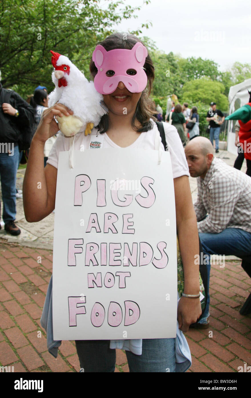 1st Annual Veggie Pride Parade in America Stock Photo - Alamy