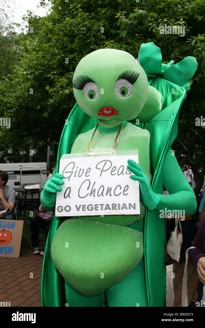 1st Annual Veggie Pride Parade in America Stock Photo - Alamy