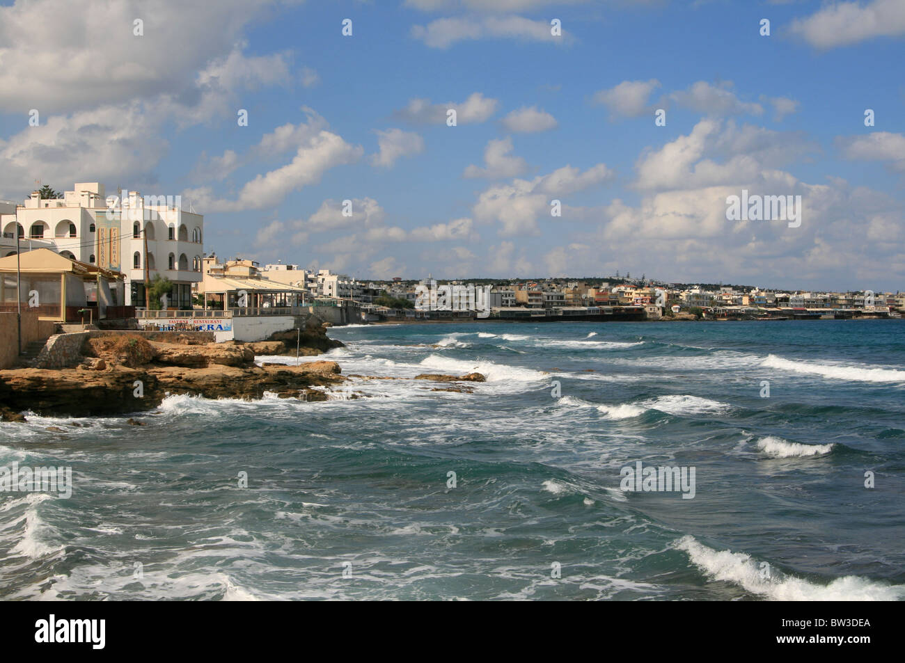 Hersonissos, Crete Island, Greece Stock Photo - Alamy