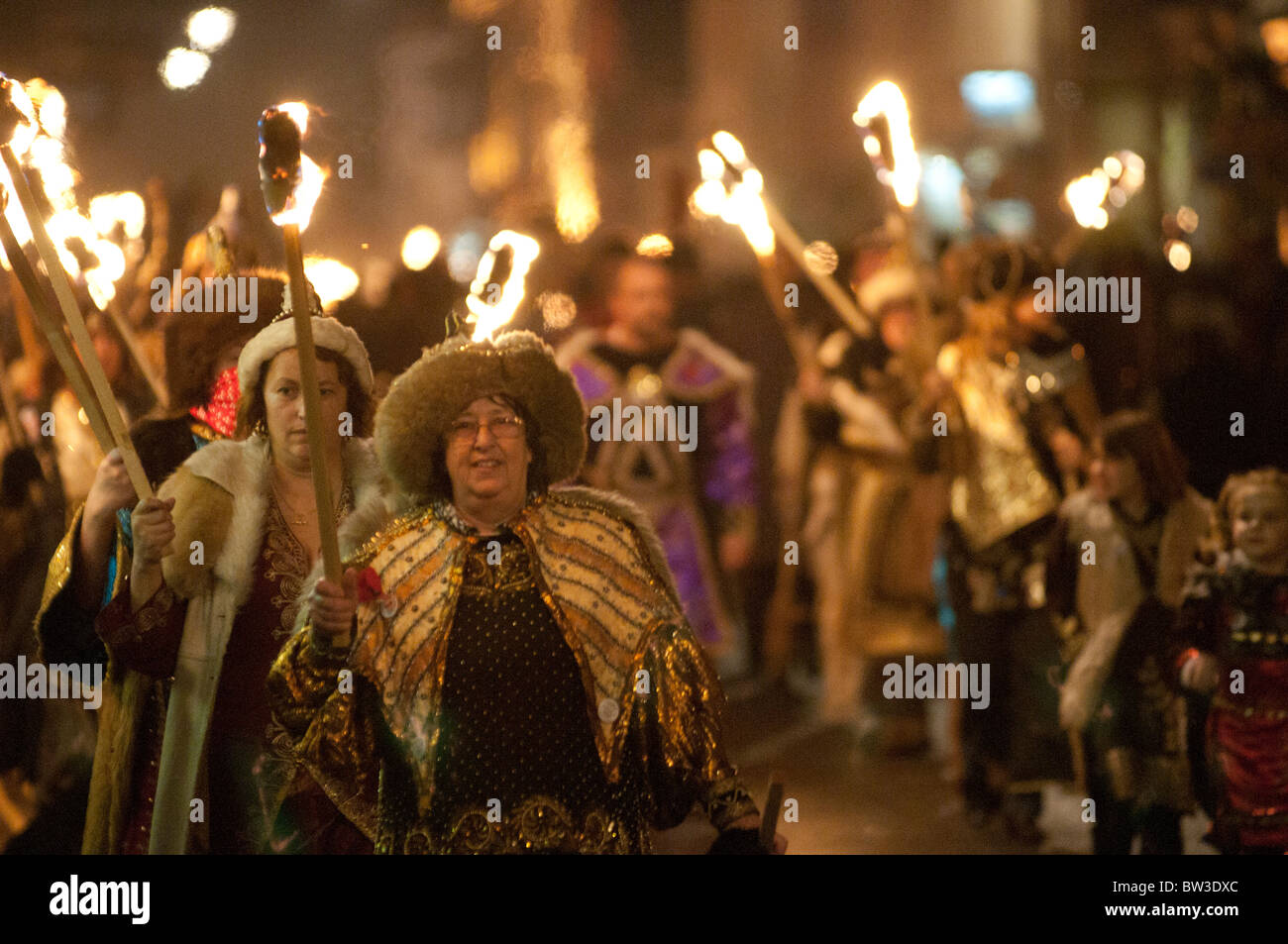 Parade at lewes Bonfire Lewes near Brighton East Sussex England UK ...