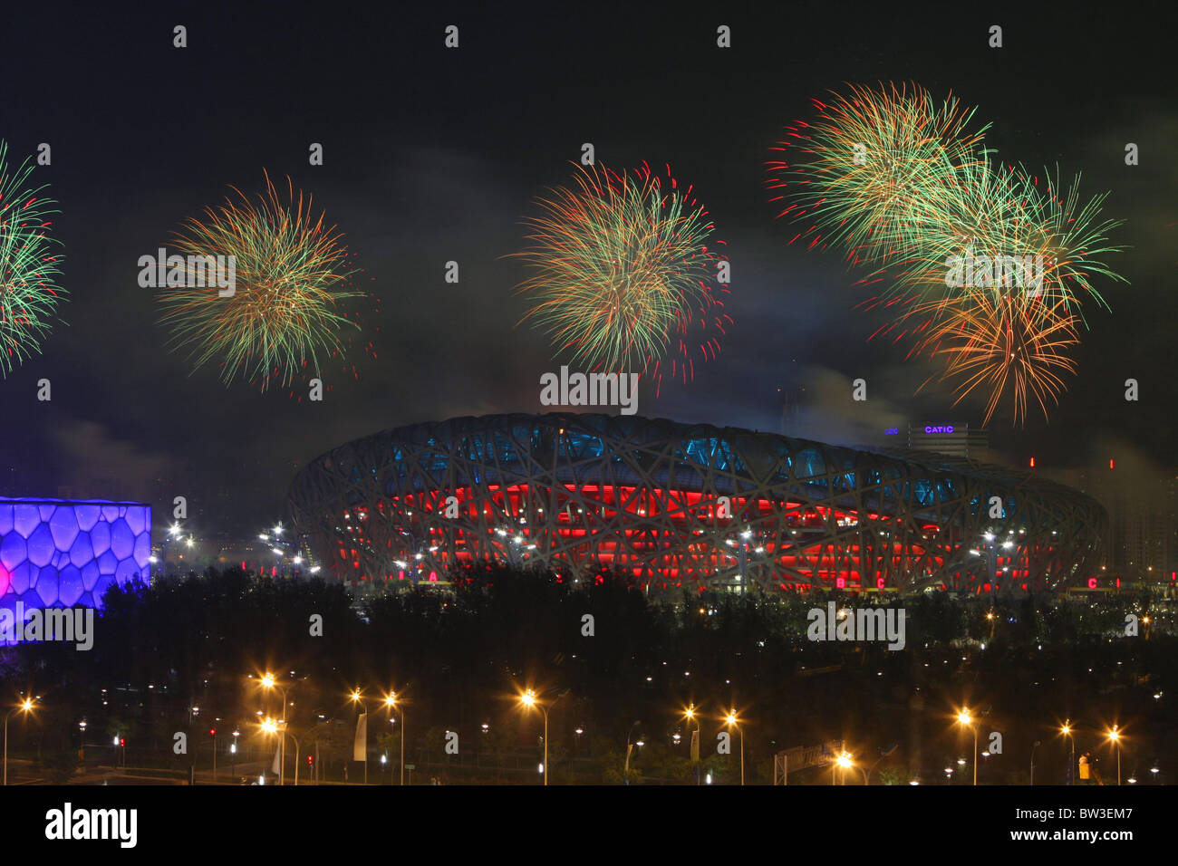 At the national stadium during 2008 olympic games in beijing hi-res ...