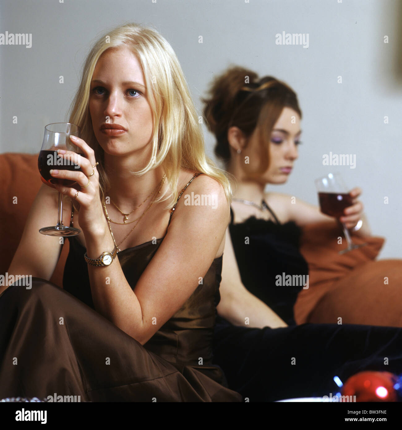 Woman drunk christmas party hi-res stock photography and images - Alamy