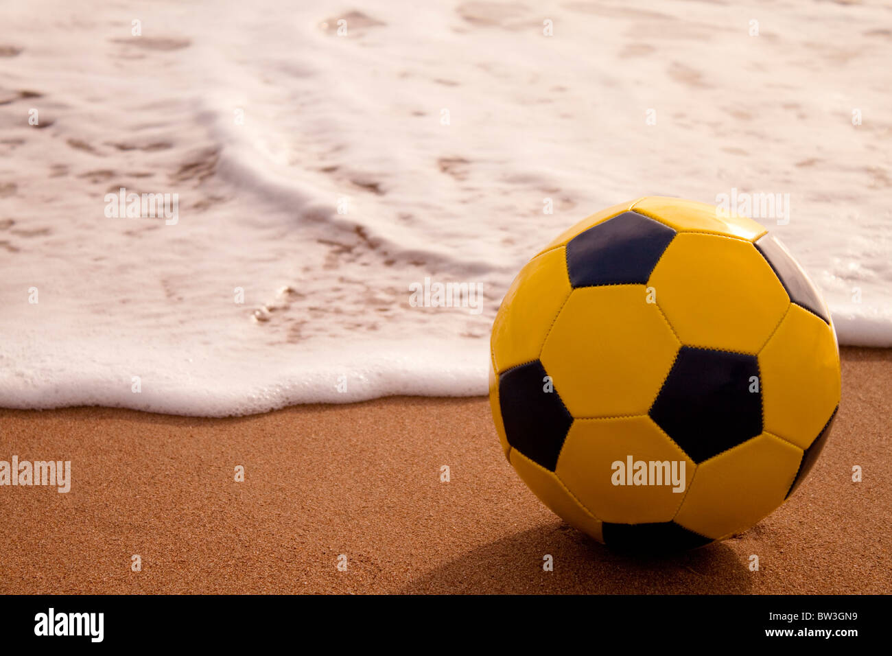 Football on sand hi-res stock photography and images - Alamy