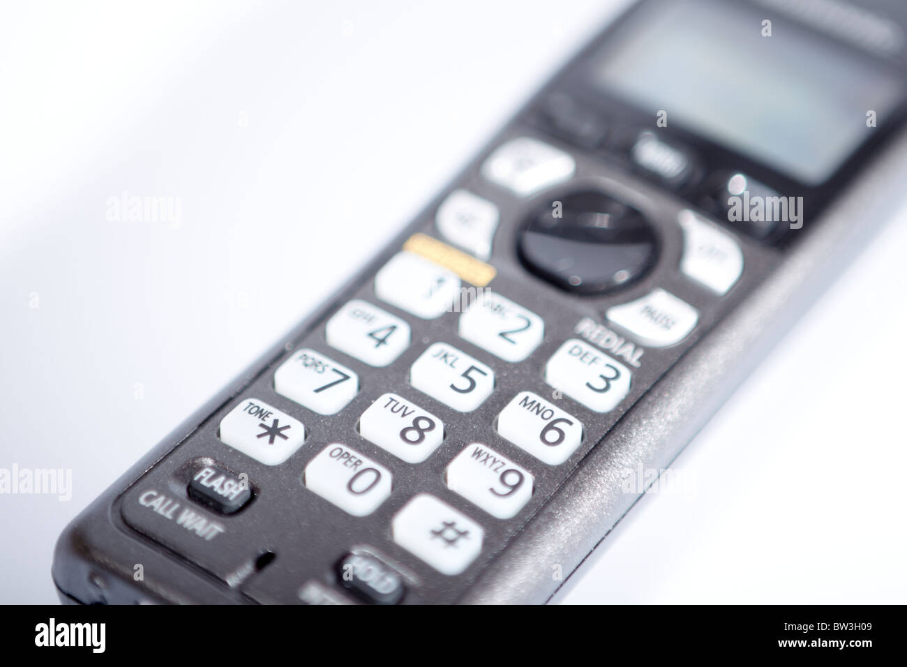 Portable phone on a white background Stock Photo - Alamy