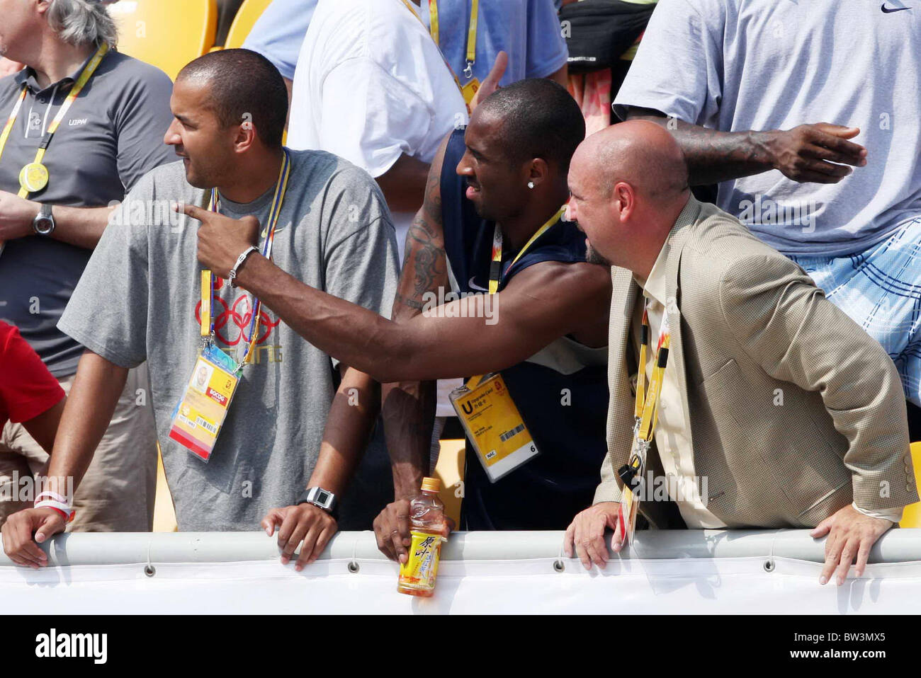 Olympic Spectator Celebrity Round Up Stock Photo - Alamy