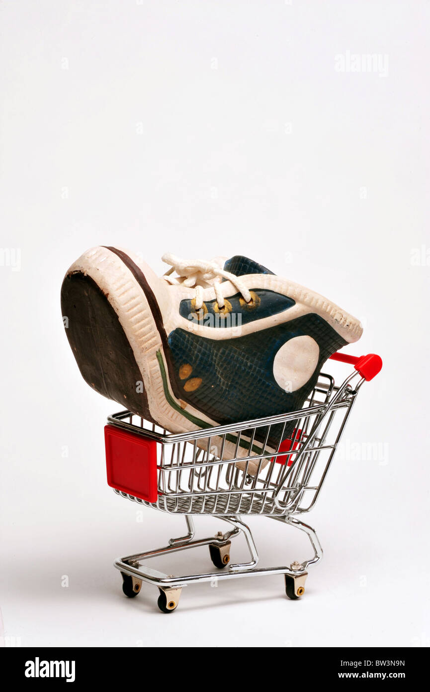 Large Basketball Shoe Stock Photo - Alamy