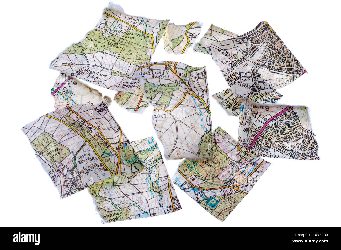 Torn pieces paper hi-res stock photography and images - Alamy