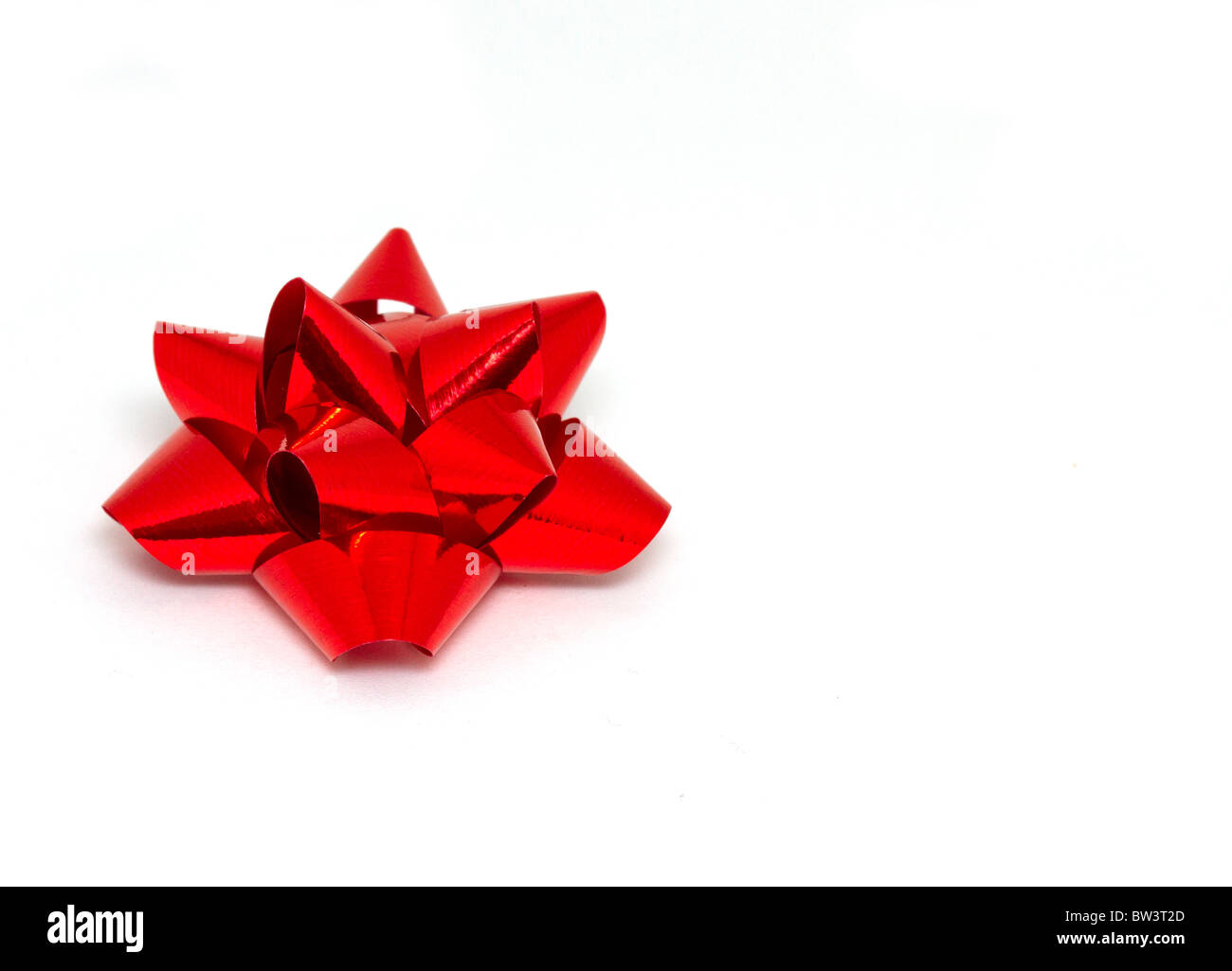 Red festive christmas present Cut Out Stock Images & Pictures - Alamy
