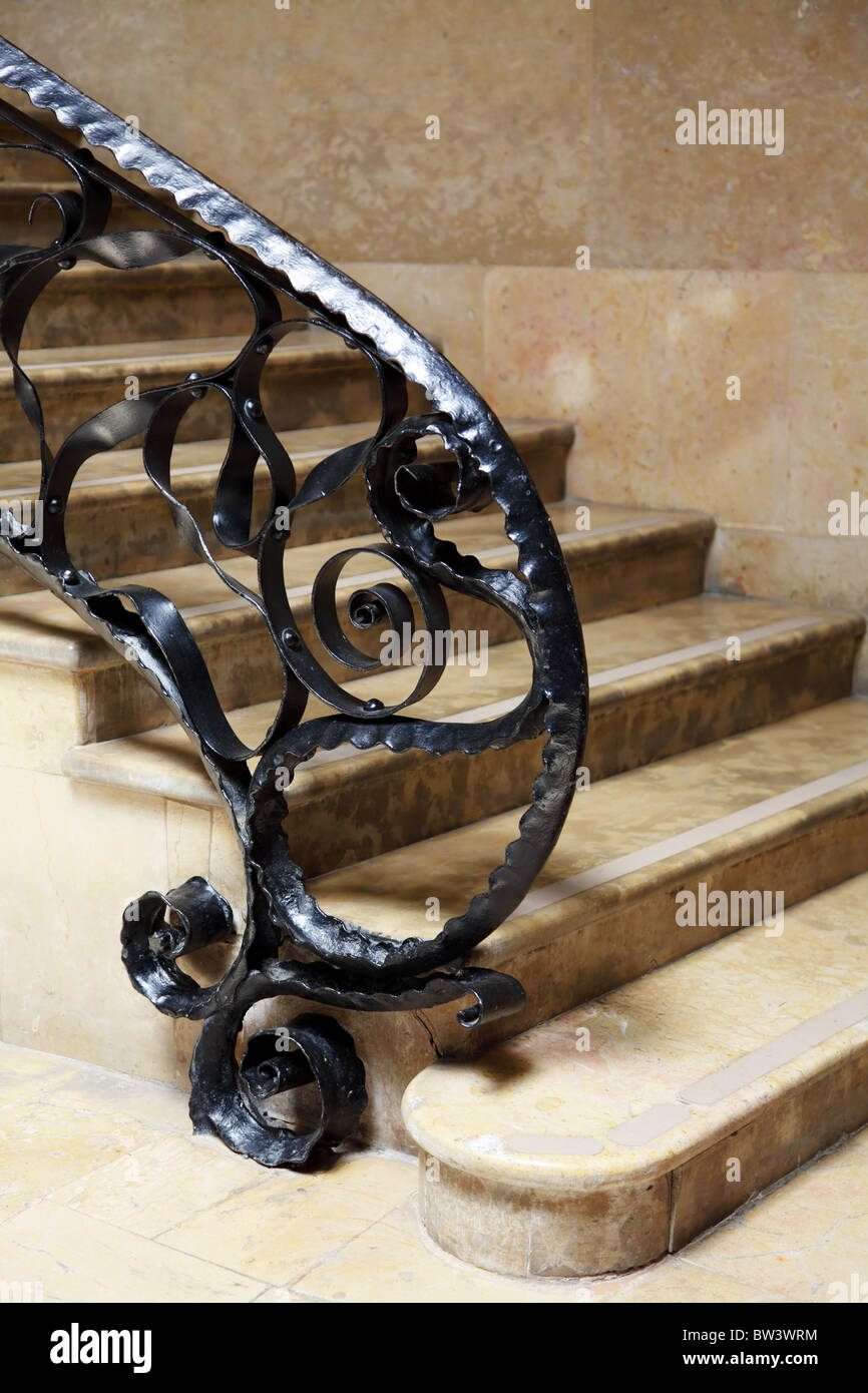 Metal railing on old hi-res stock photography and images - Alamy