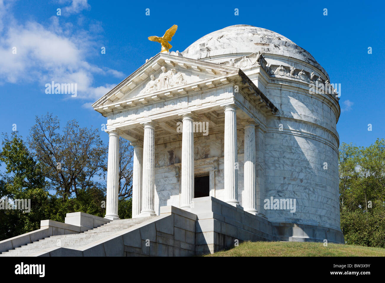The Illinois Monument, Vicksburg National Military Park, Mississippi ...