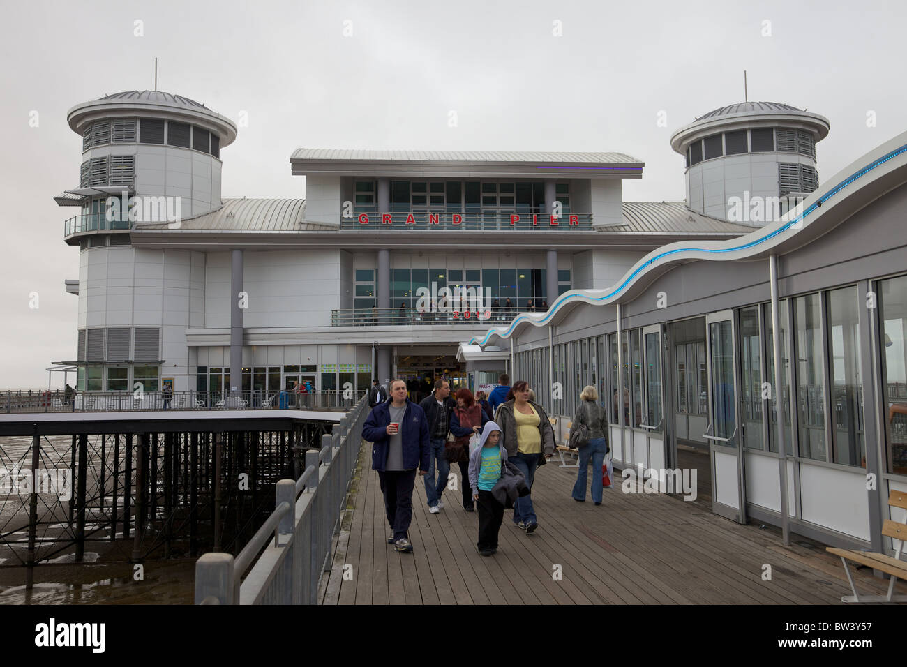 Amusement Arcade Grand Pier Weston Super Mare High Resolution Stock ...