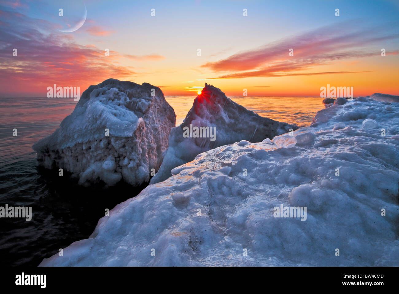 Broken ice chunks hi-res stock photography and images - Alamy