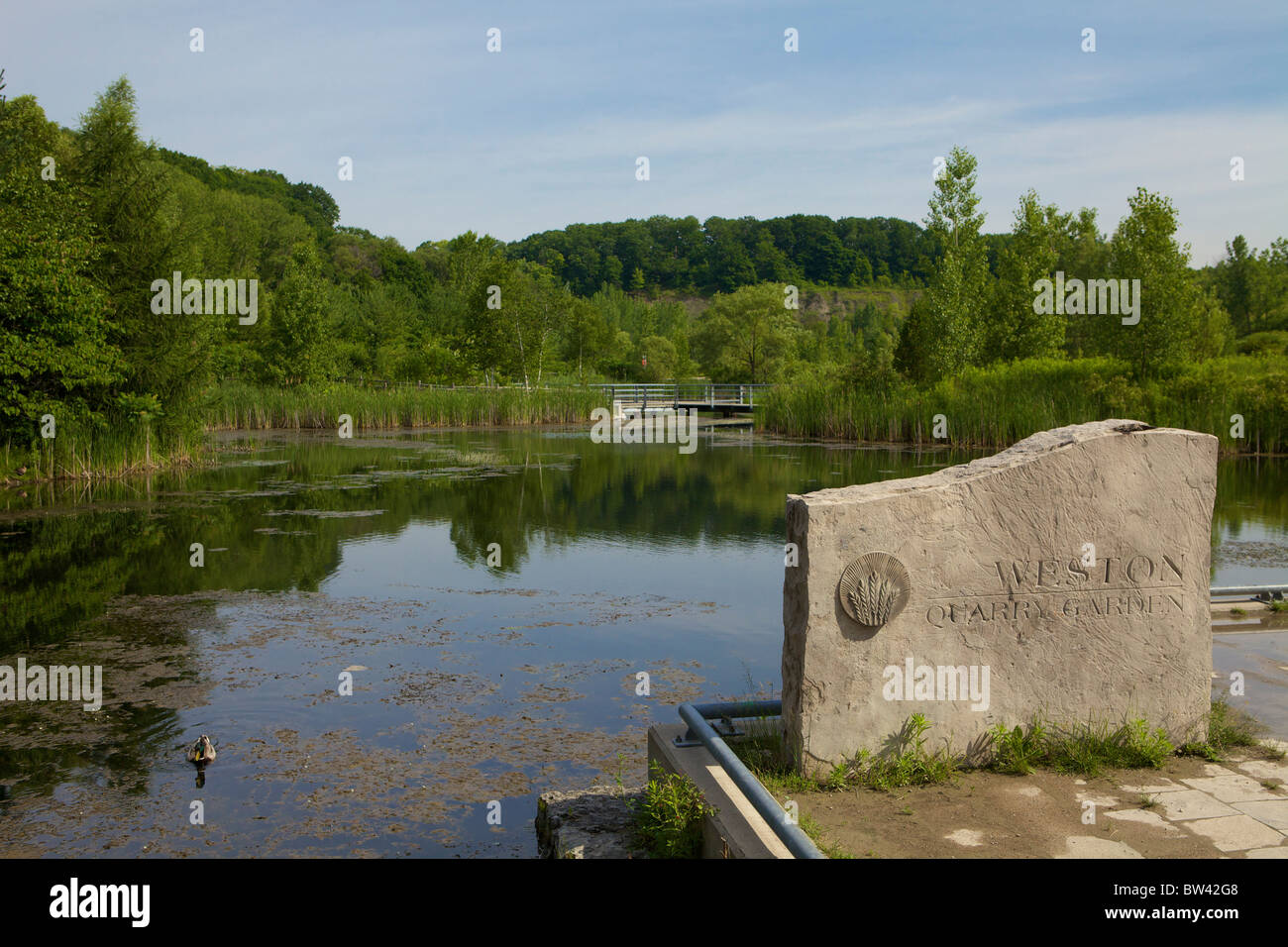 Weston Quarry Garden, Toronto, Ontario, Canada Stock Photo - Alamy