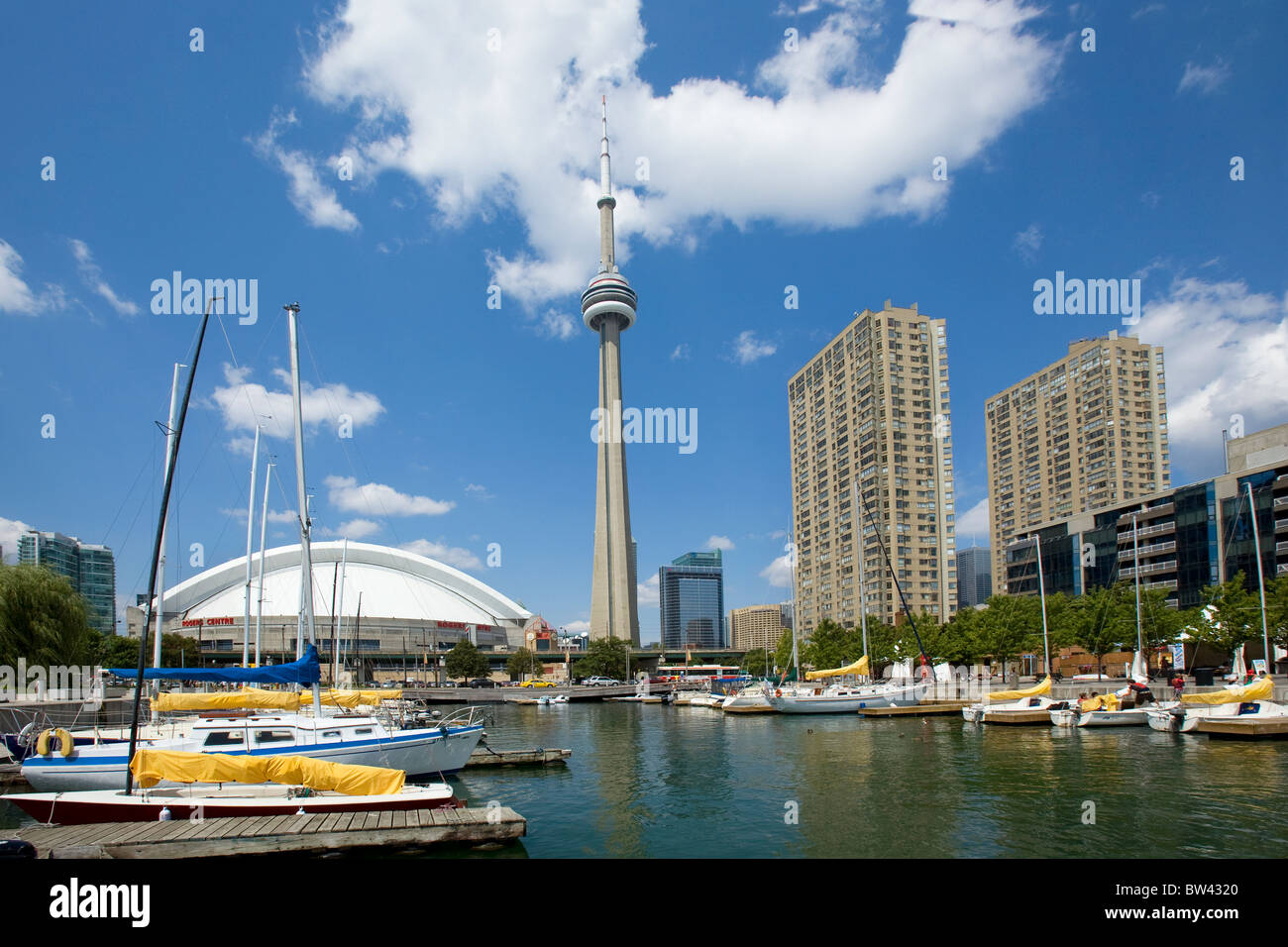 View cn tower from harbourfront hi-res stock photography and images - Alamy