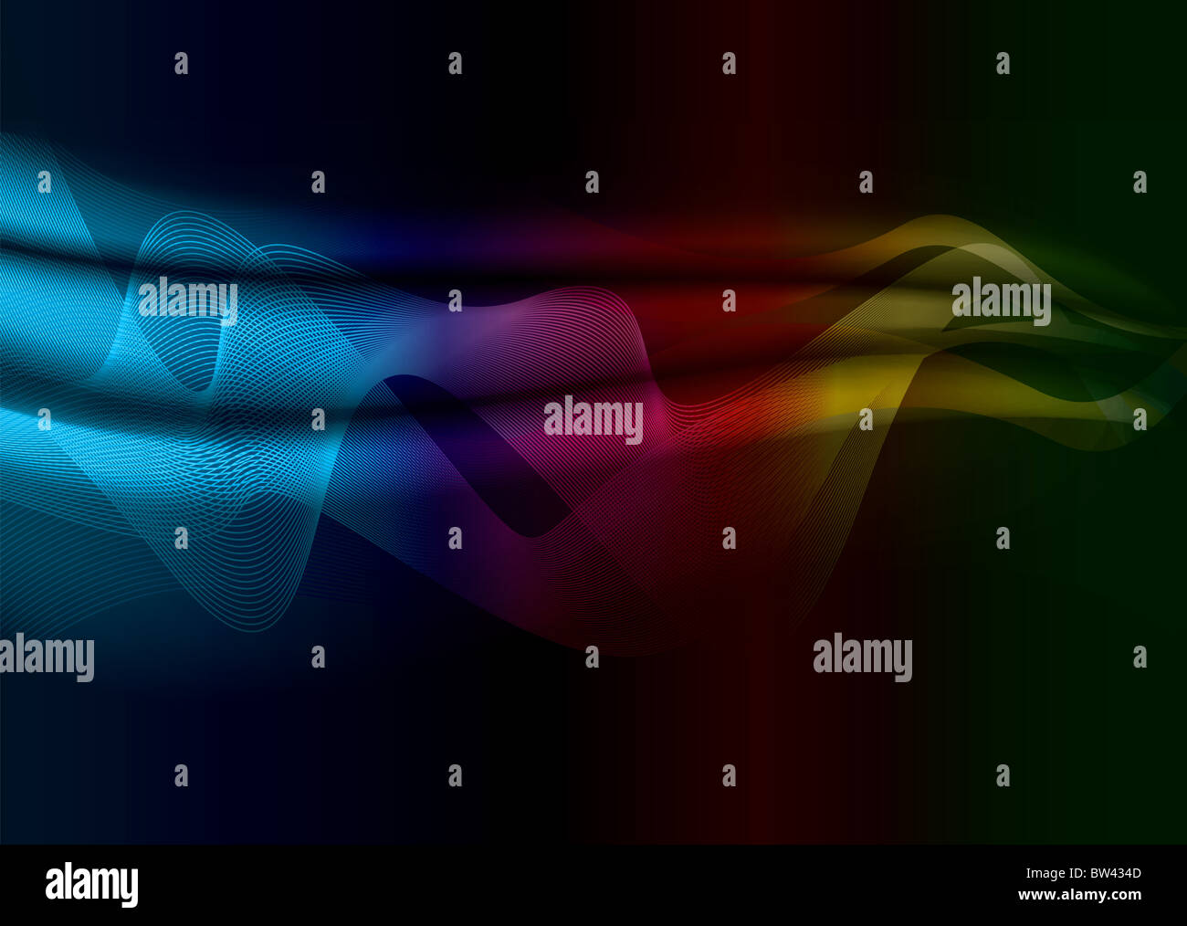 flowing abstract rainbow background with copyspace and wave web Stock ...