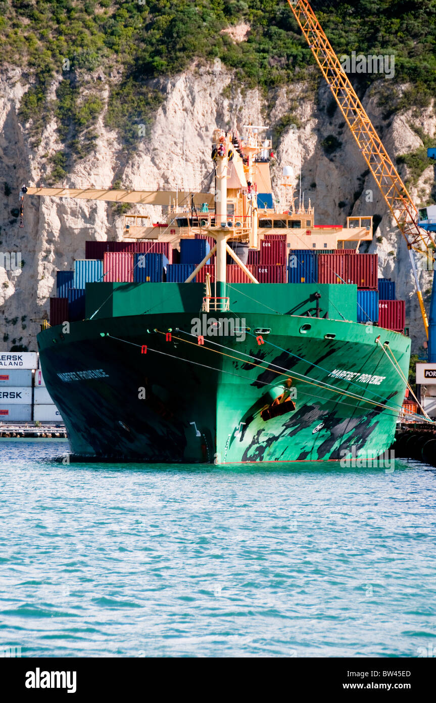 Port of Napier,North Island,New Zealand,Marfret Container Ship ...