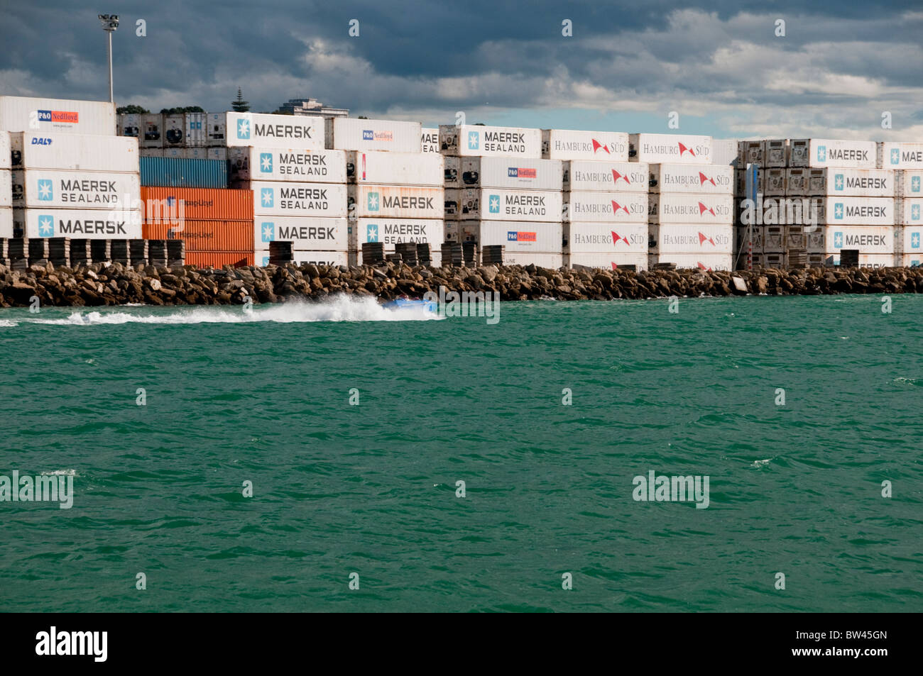 Port of Napier,North Island,New Zealand,Marfret Container Ship ...