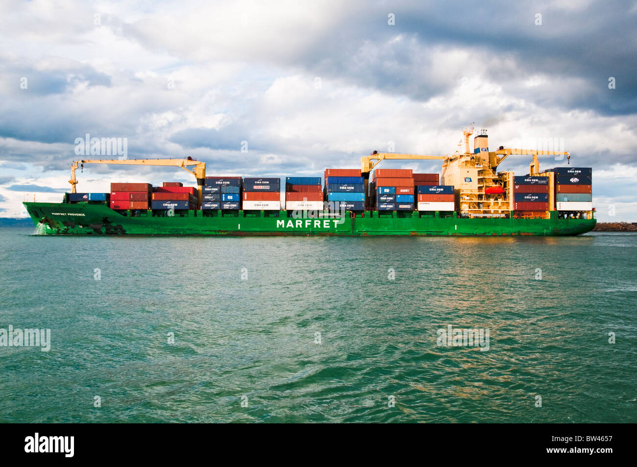 Marfret container ship hi-res stock photography and images - Alamy
