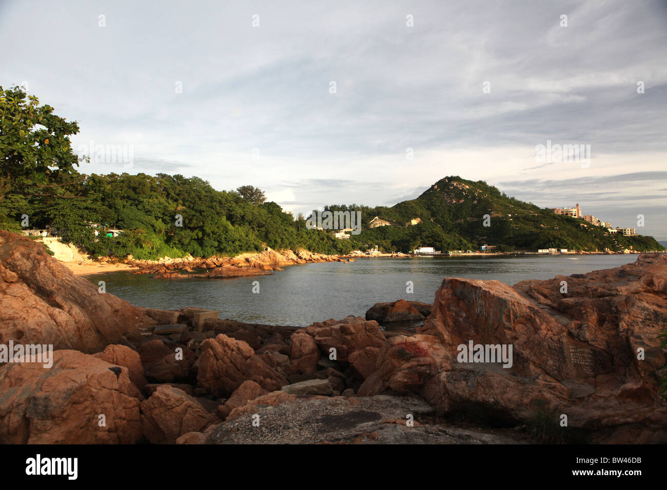 A view of Stanley Bay in Stanley, Hong Kong Island, Hong Kong, China ...