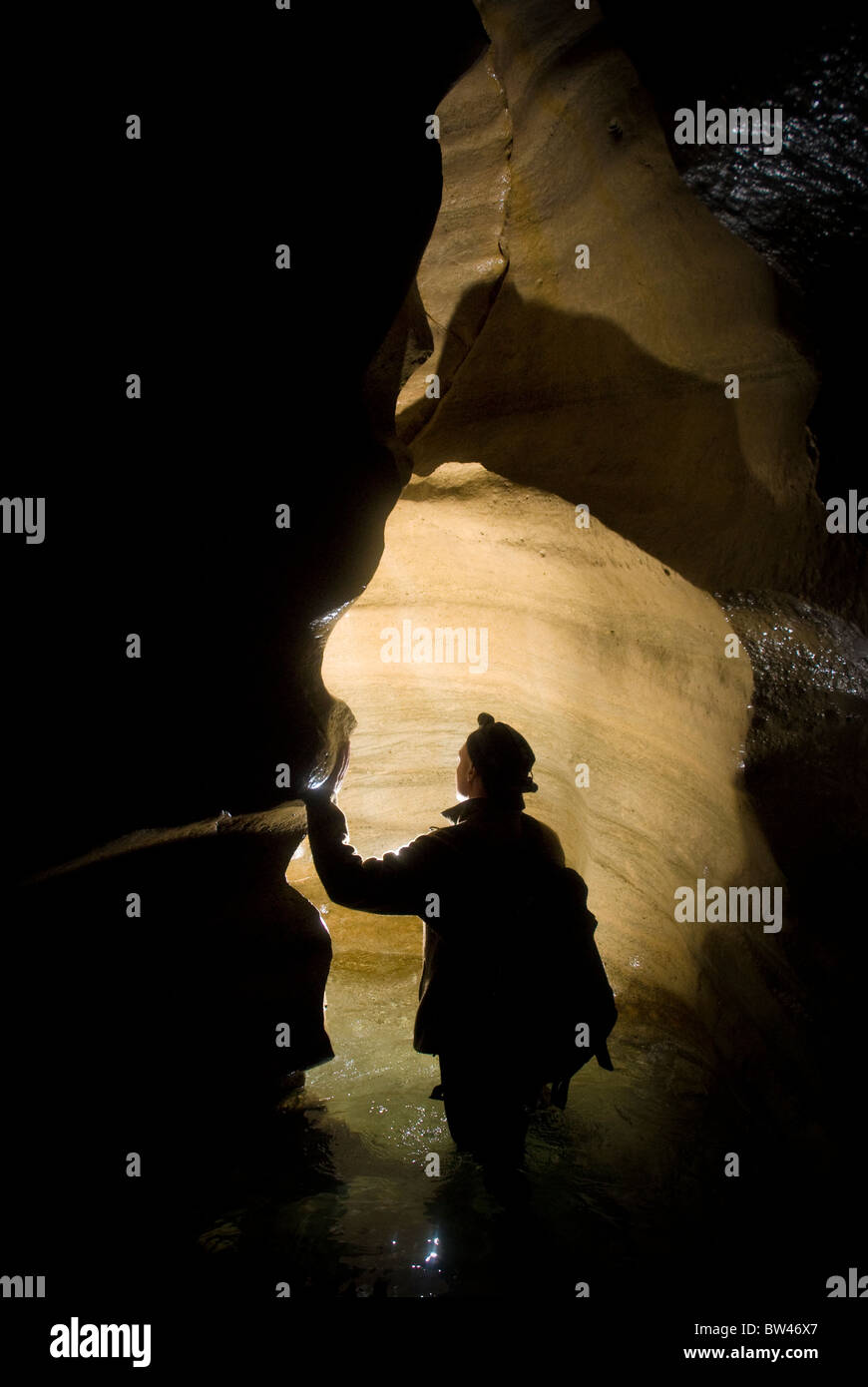 Cave Stream Scenic Reserve. New Zealand Stock Photo - Alamy