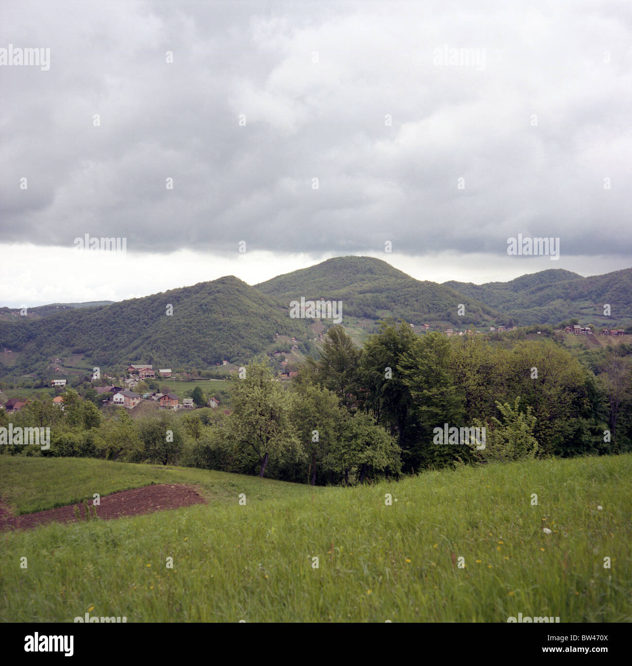Croatian landscape Zagreb region Stock Photo - Alamy