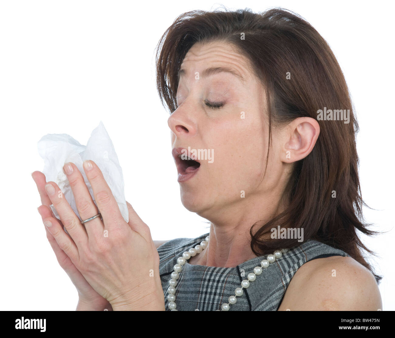 Women with allergies Stock Photo - Alamy